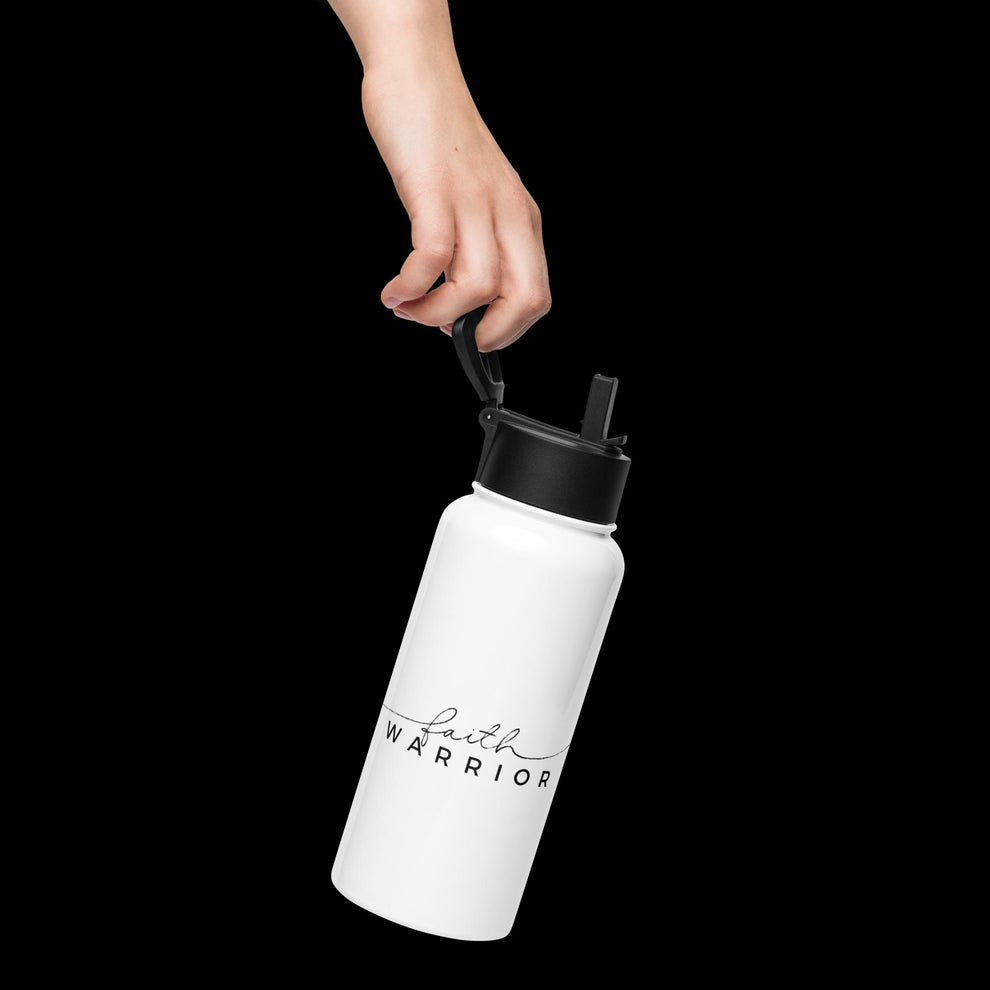 Wellness Water Bottle With Straw